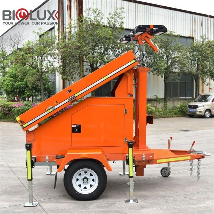 BIGLUX New Mobile Solar Trailer & Tower With Led & Camera For Lighting ...