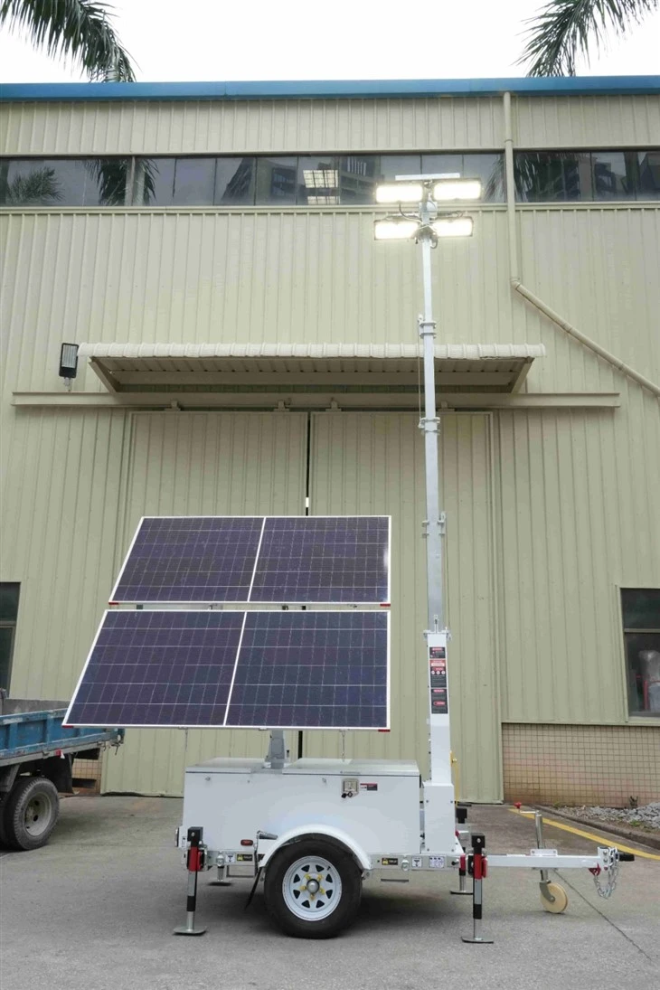 Mobile Construction Site Solar Lighting Tower Manufacturer, Supplier ...