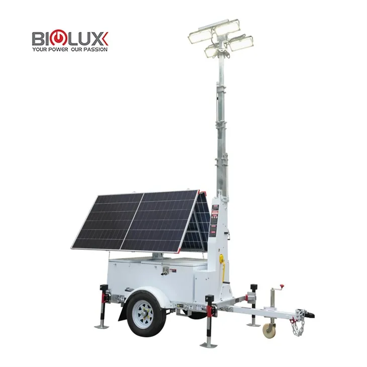 Mobile Construction Site Solar Lighting Tower Manufacturer, Supplier ...